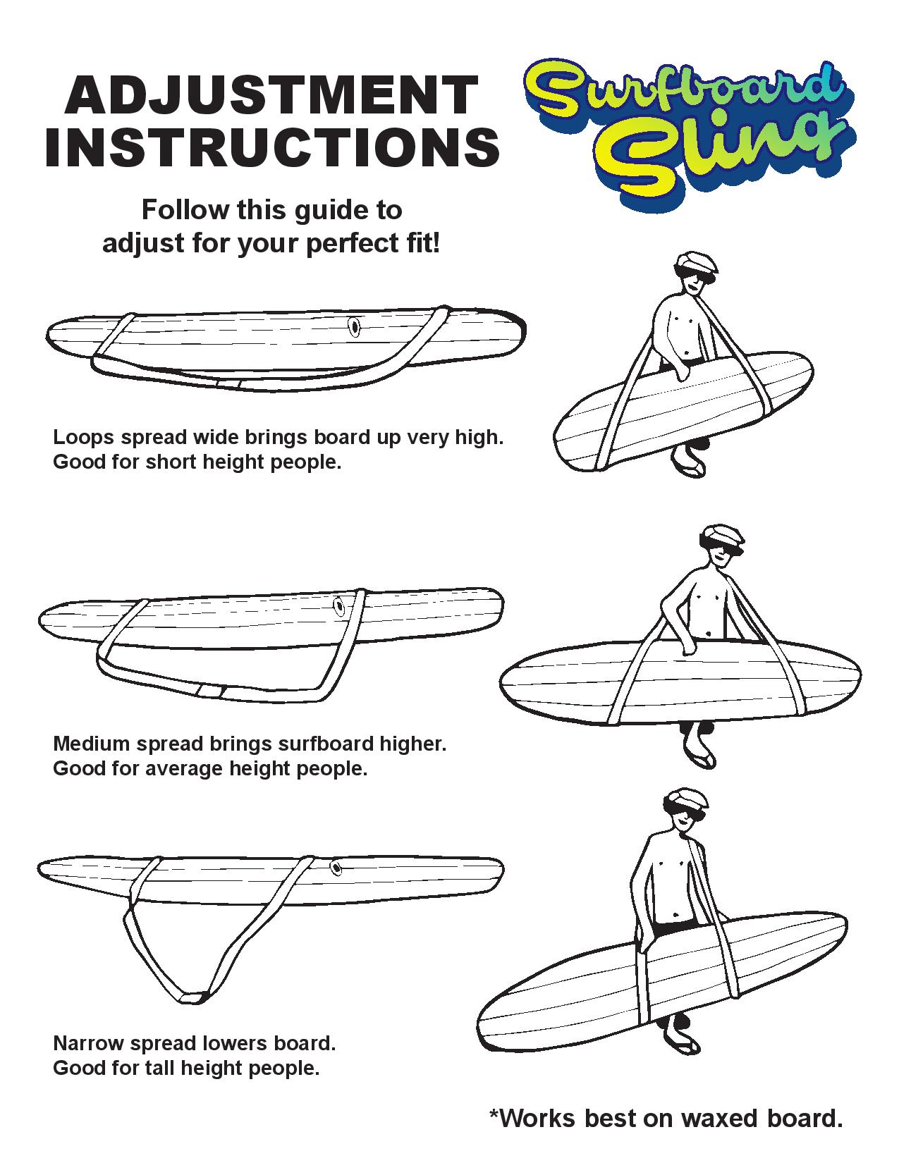 Your perfect fit – Surfboard Sling